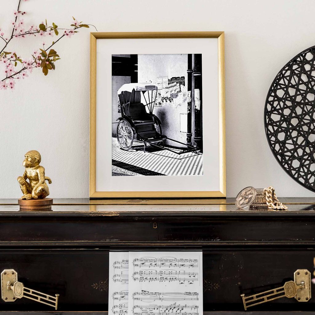 Rickshaw in Monochrome | imaginrr